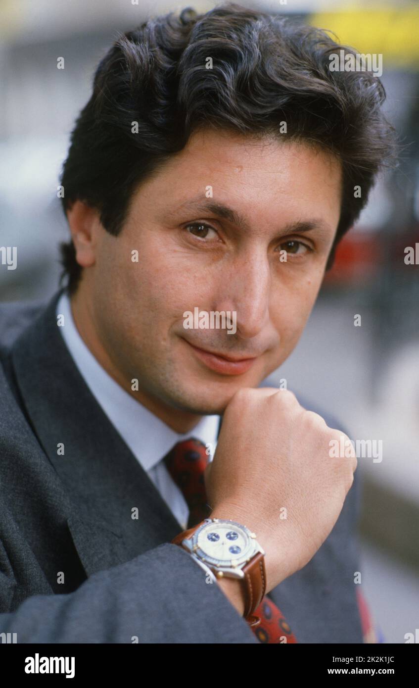 French journalist and TV presenter Patrick de Carolis. Paris, September ...