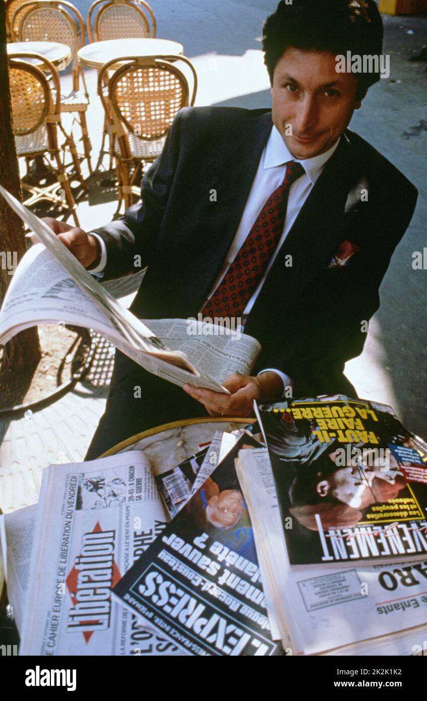 French journalist and TV presenter Patrick de Carolis. Paris, September ...