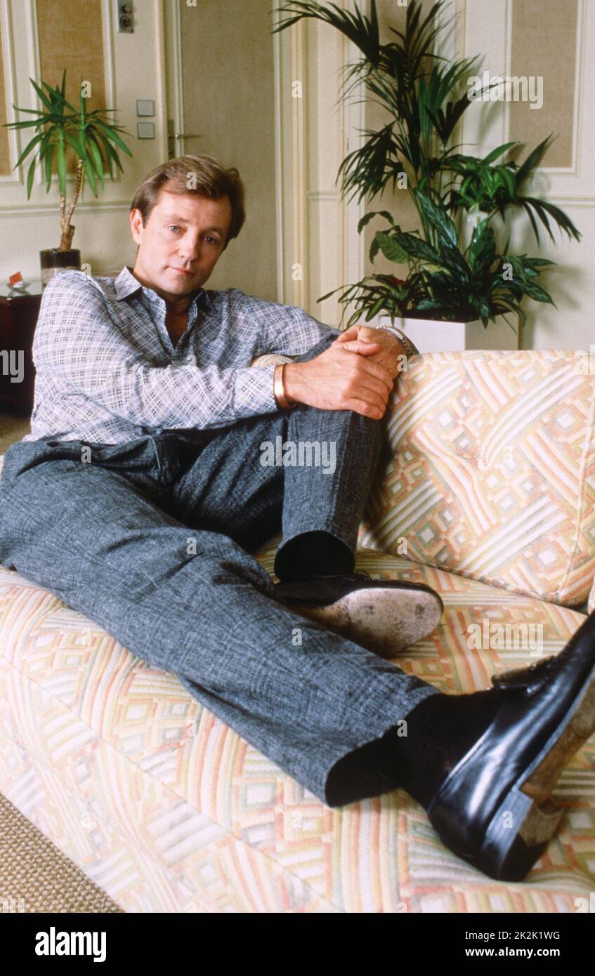 The American actor Christopher Mitchum, photographed during the 15th ...