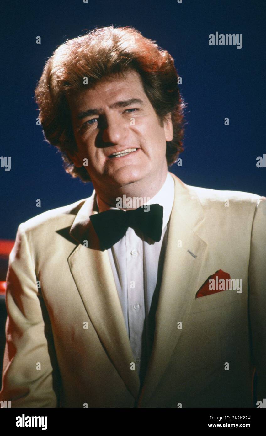 Portrait of French singer Eddy Mitchell, circa 1989 Stock Photo - Alamy