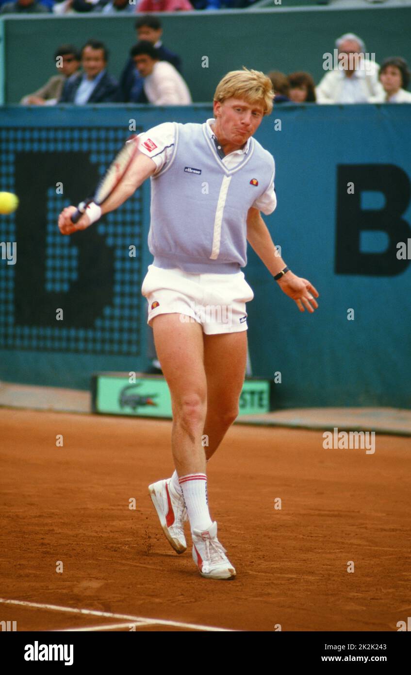 Boris becker tennis 1980s hi-res stock photography and images - Alamy