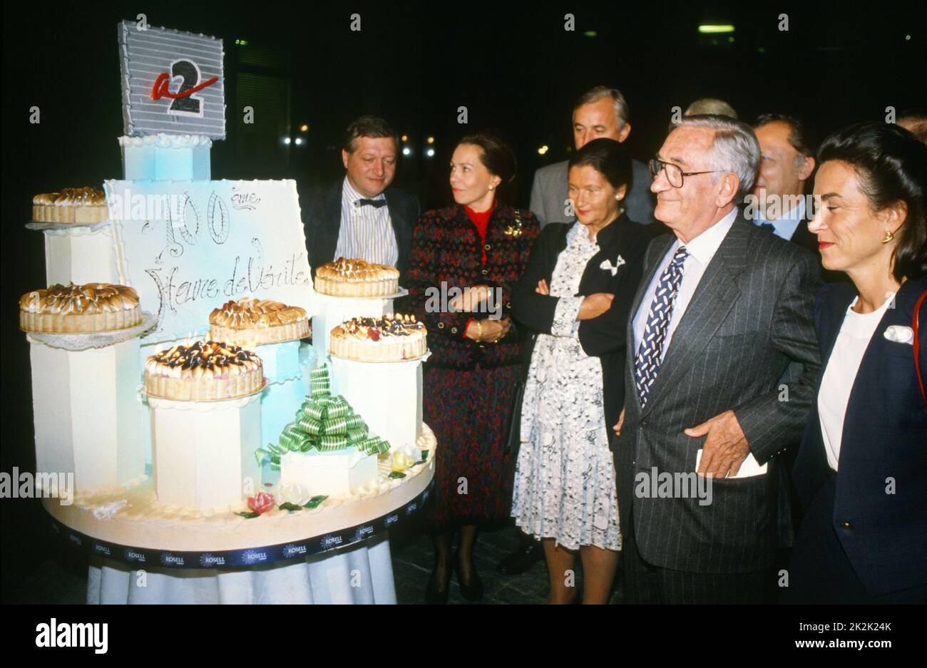 Celebrations for the 100th of the political TV programme "L'heure de ...