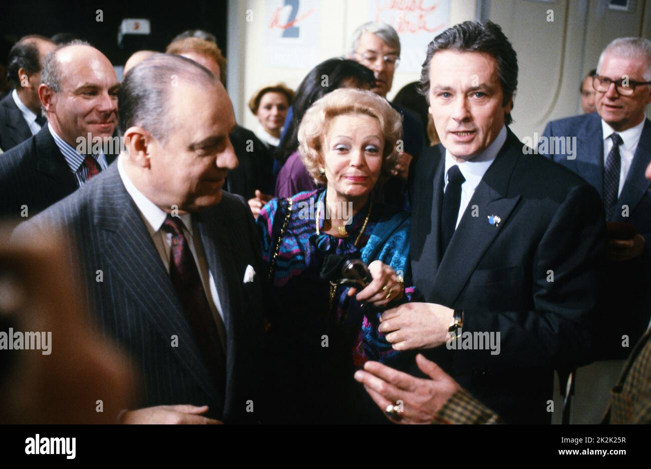 French politician Raymond Barre, invited on the political programme "L ...