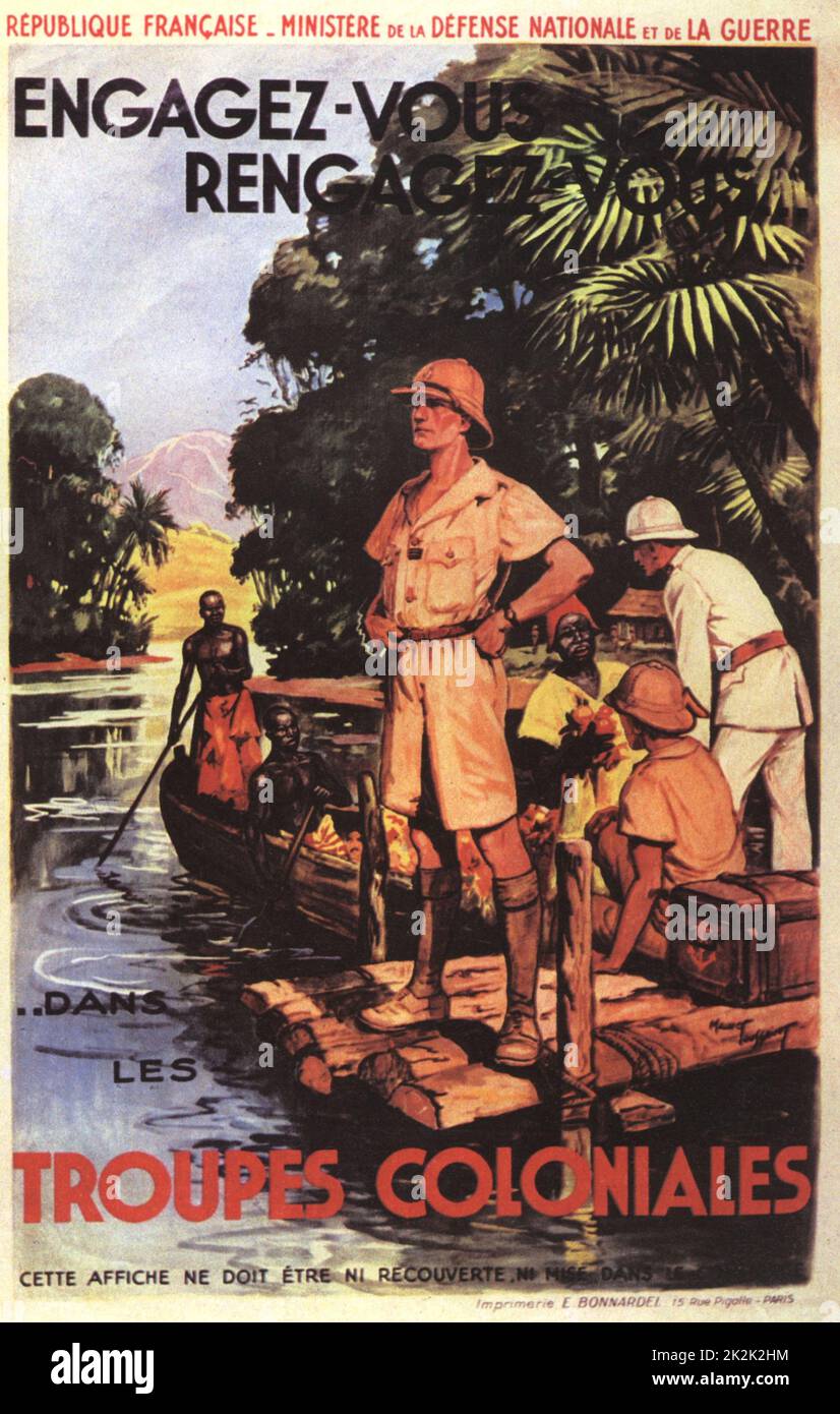Toussaint, Maurice Propaganda poster calling for enlisting in the ...
