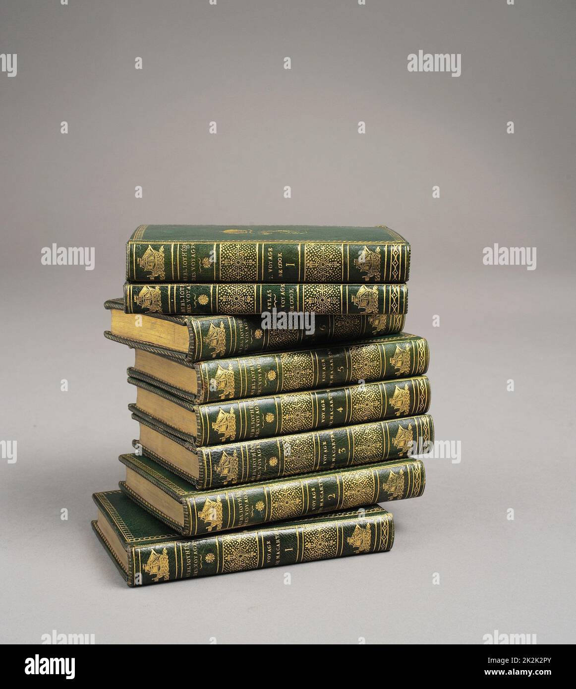 Book collection belonging to the King of Rome Alberto Ricci Photo Stock ...