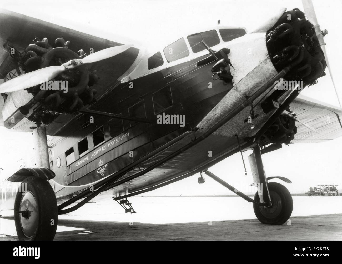 Single-engine F.IX aircraft designed by Fokker for the Dutch airline ...