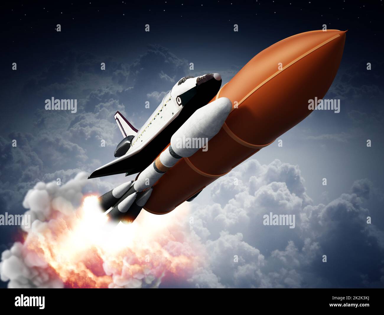 Space rocket blast off hi-res stock photography and images - Alamy