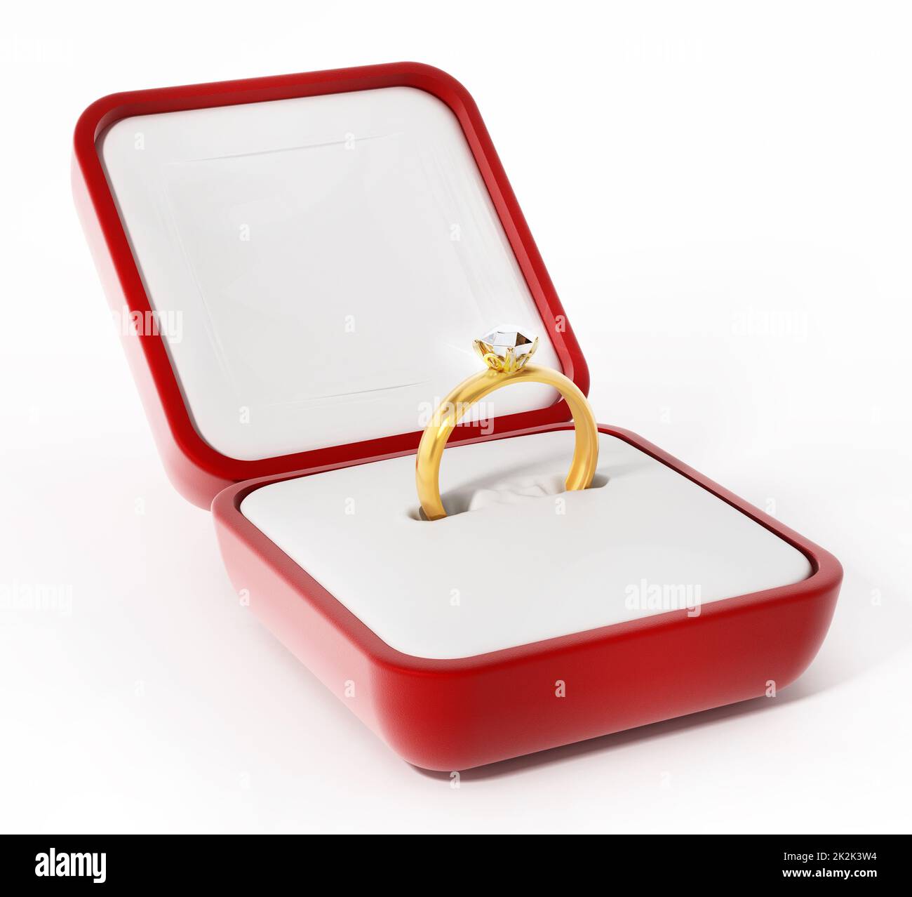 Diamond ring box illustration hi-res stock photography and images - Alamy