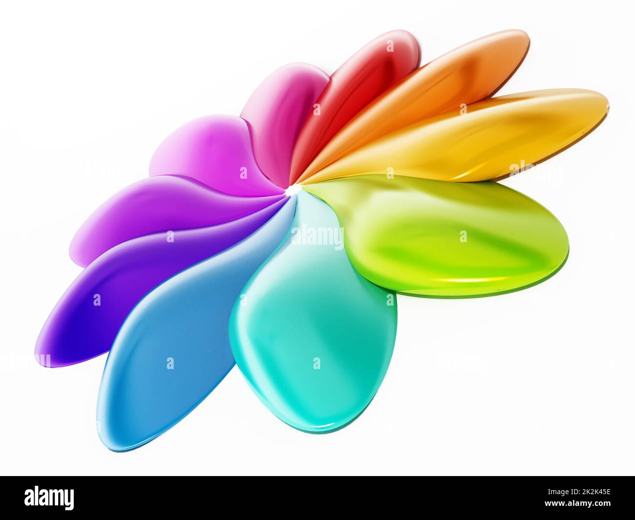 Yellow flowers abstract 3d hi-res stock photography and images - Alamy