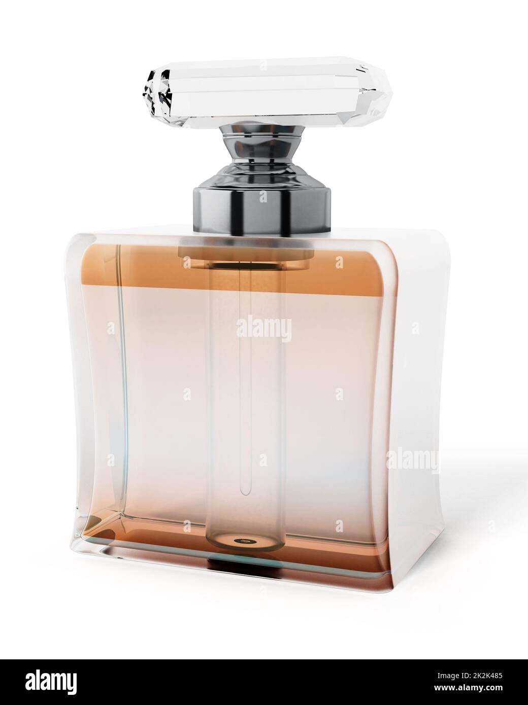 Perfume bottle. 3D illustration Stock Photo - Alamy