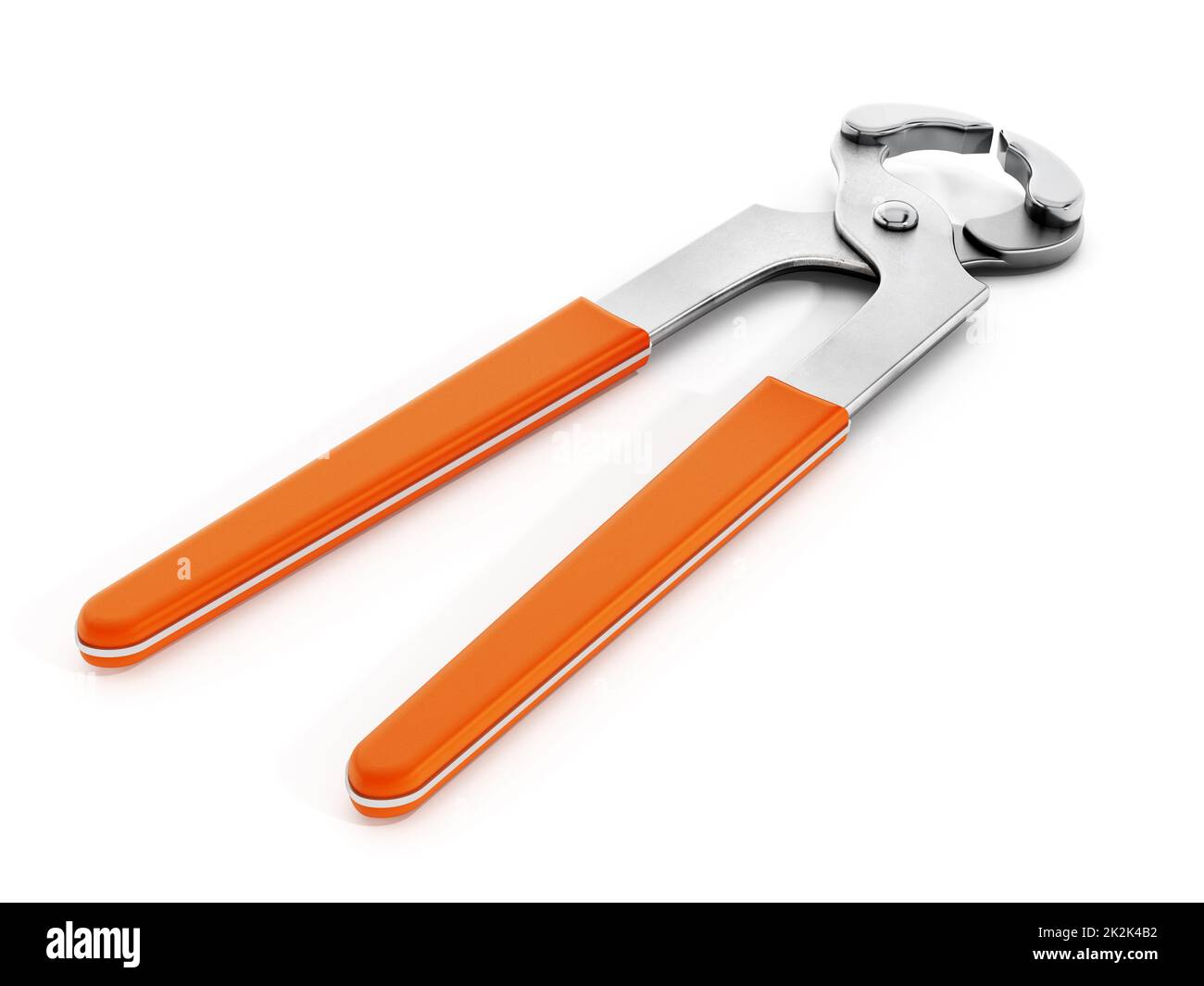 Pliers isolated on white background. 3D illustration Stock Photo - Alamy