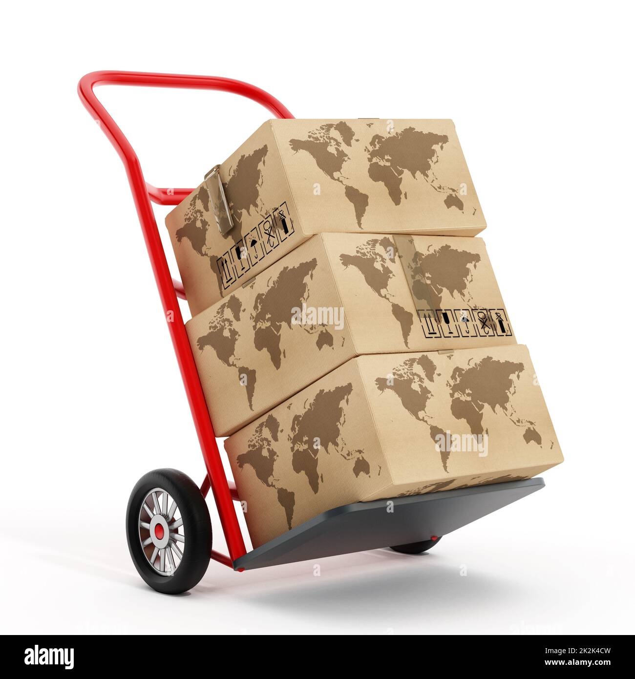 Hand trolley hi-res stock photography and images - Alamy