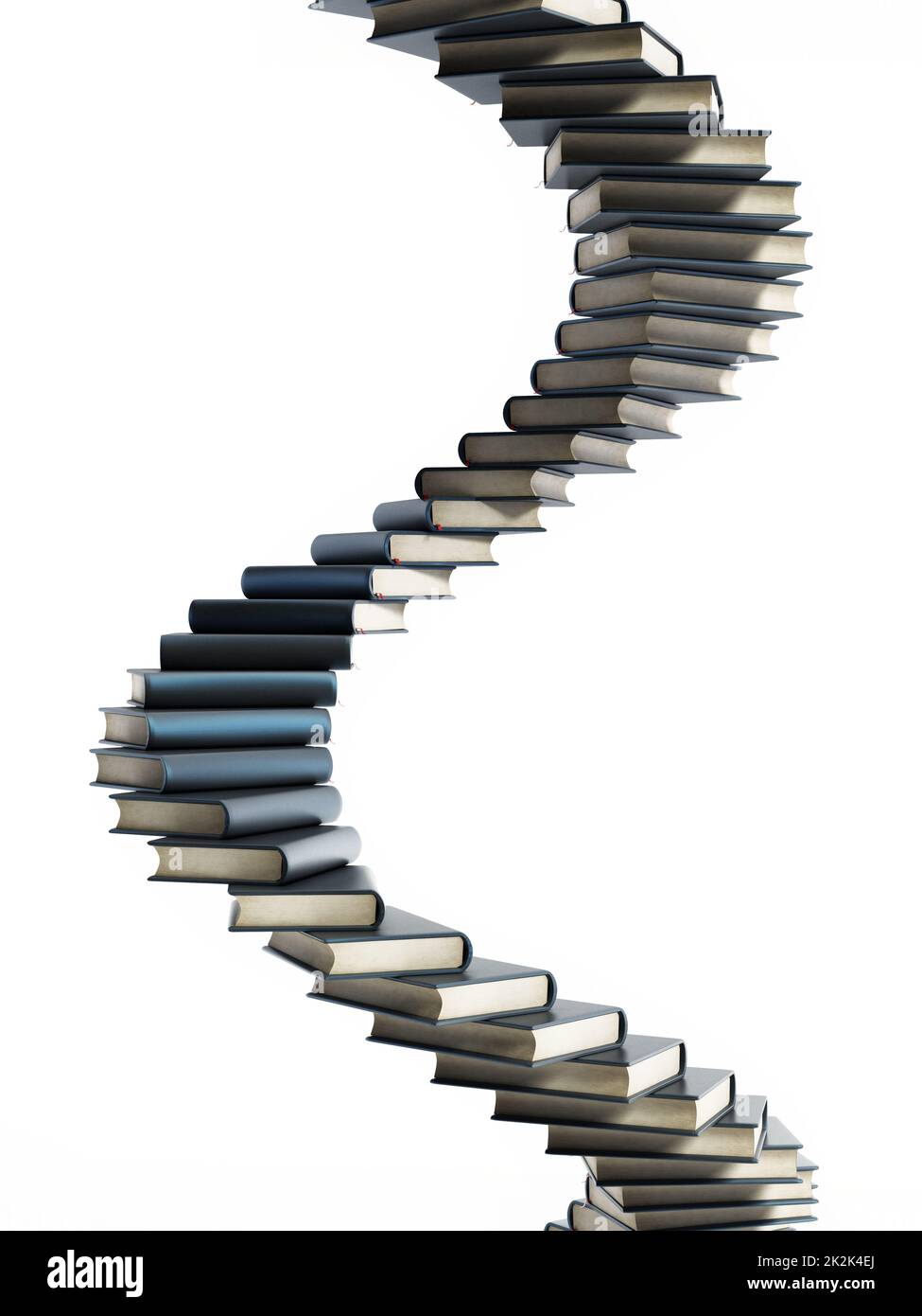 Illustration book climbing stairs hi-res stock photography and images ...
