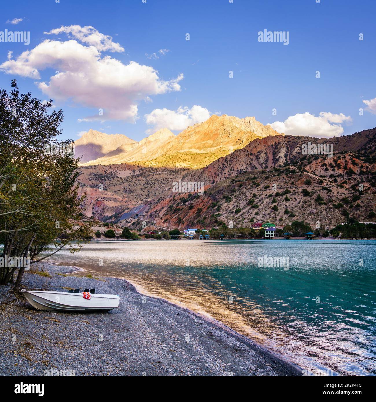 Shores of Lake Iskanderkul Stock Photo - Alamy