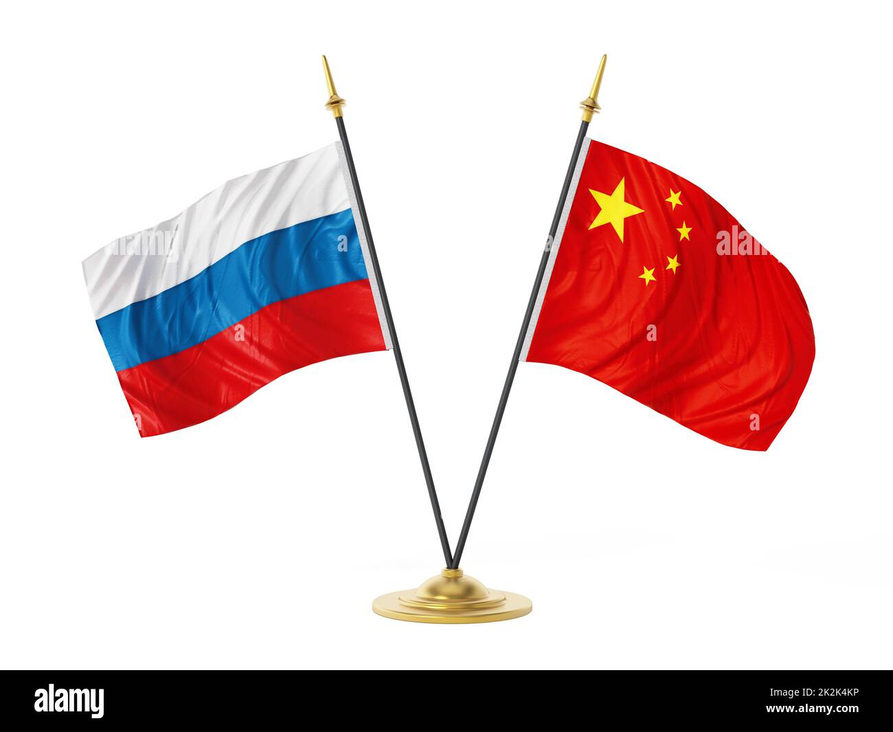 Flags of russia and china hi-res stock photography and images - Alamy