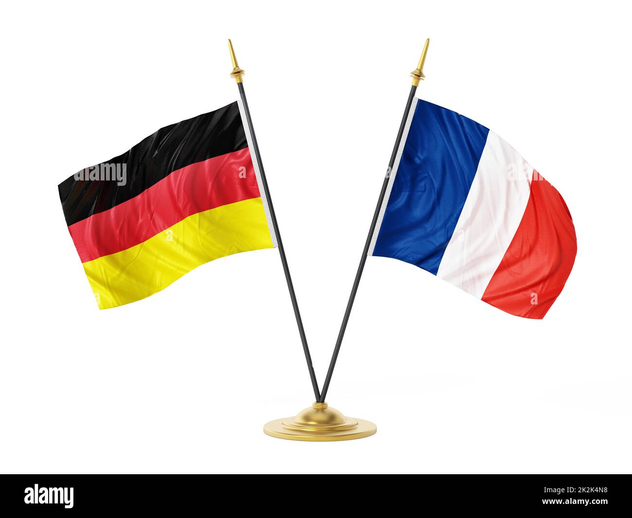 France germany flags hi-res stock photography and images - Alamy