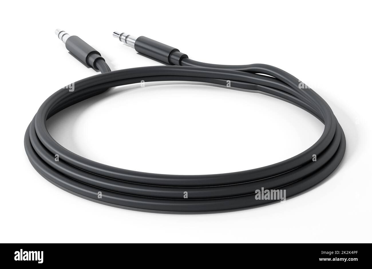 Instrument cable isolated on white background. 3D illustration Stock ...