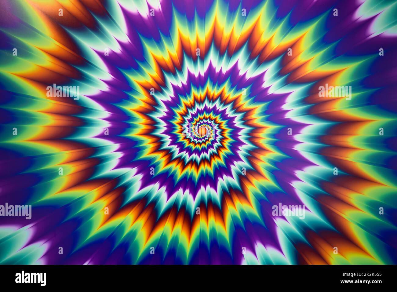 Abstract illusion background with the illusion of movement objects ...