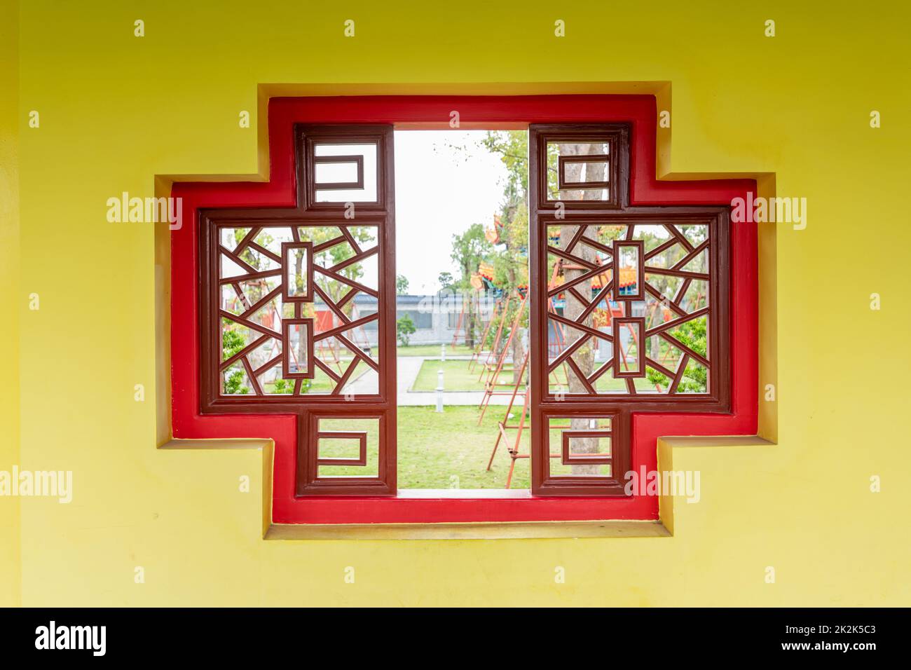 Chinese window of Confucius Culture City, Suixi County, Guangdong ...