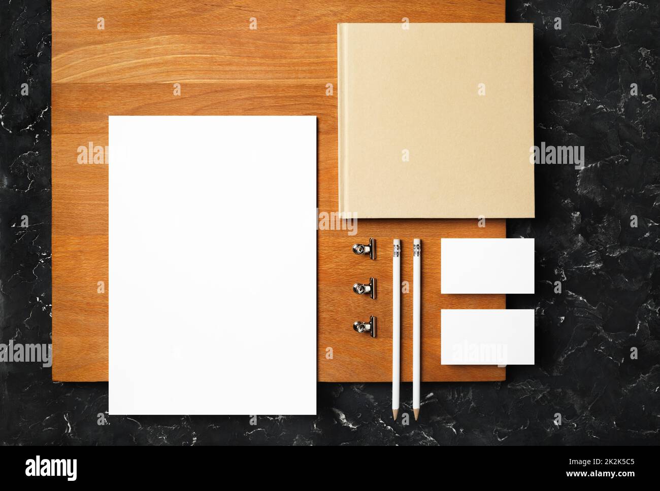 Corporate stationery template Stock Photo - Alamy