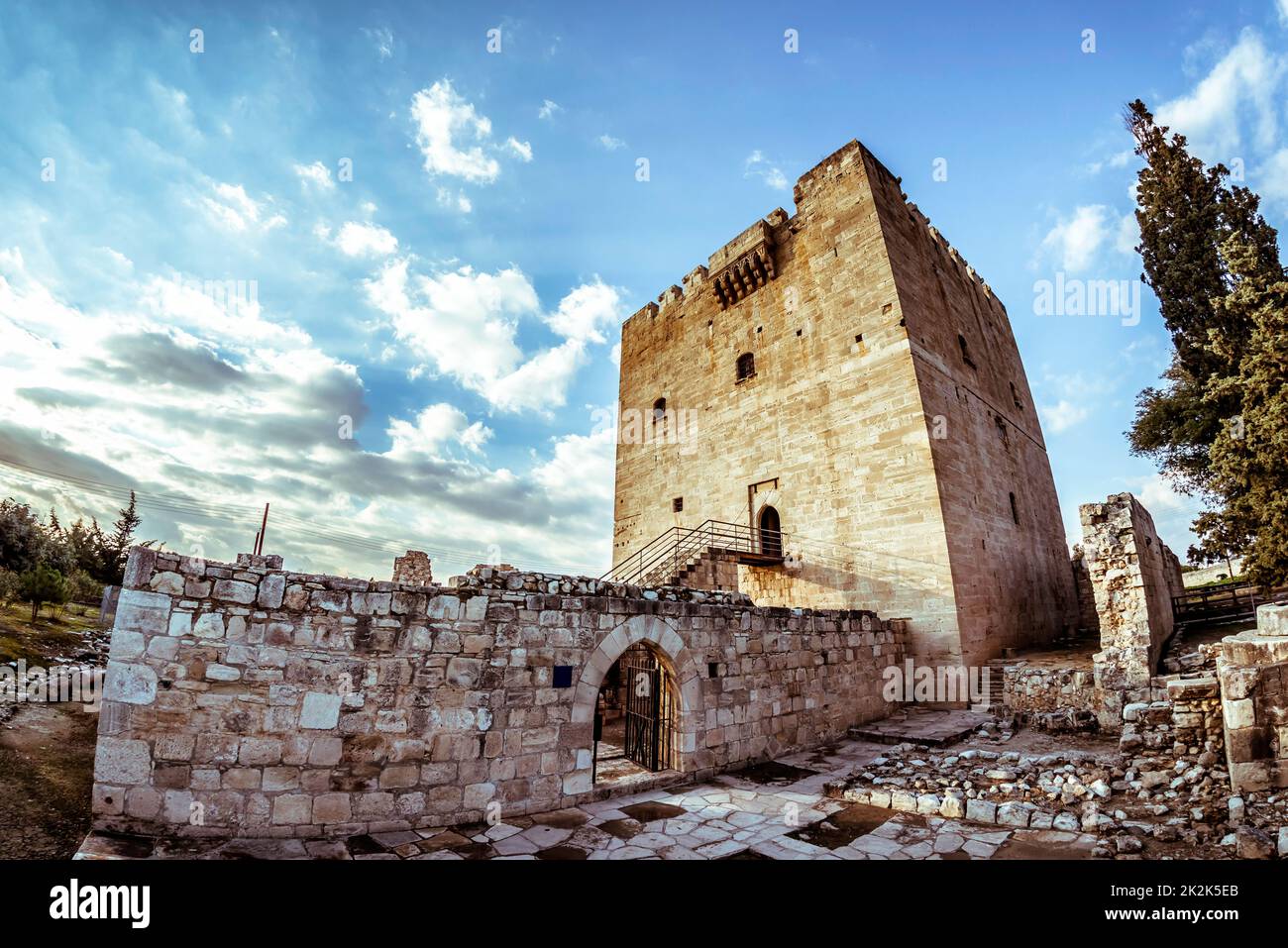 Kolossi Castle, a former Crusader stronghold. Limassol District. Cyprus ...
