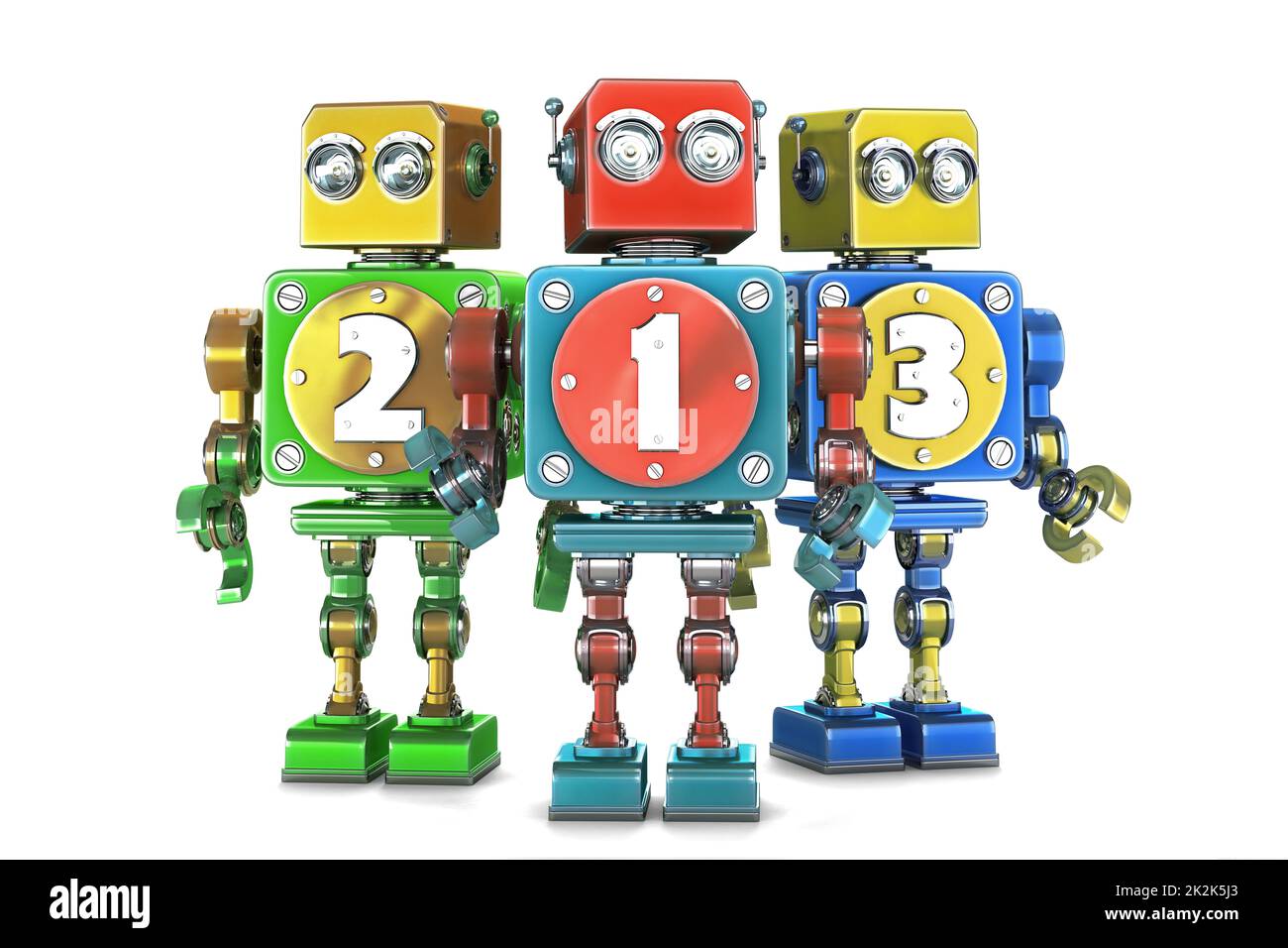 Retro robots hi-res stock photography and images - Alamy