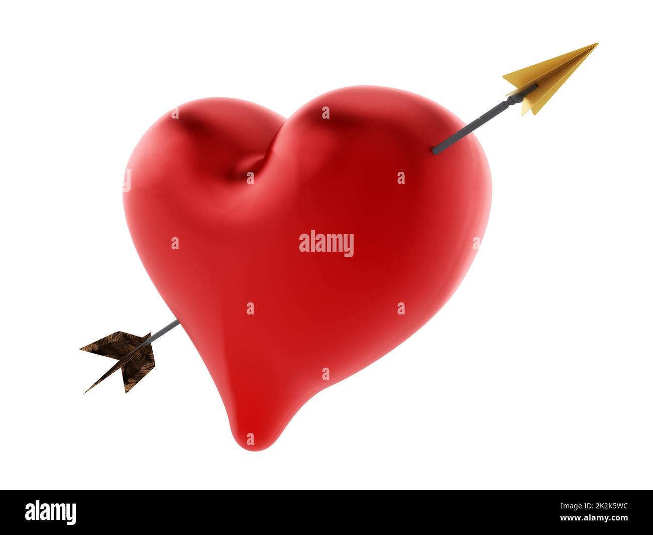 Arrow heart hi-res stock photography and images - Alamy