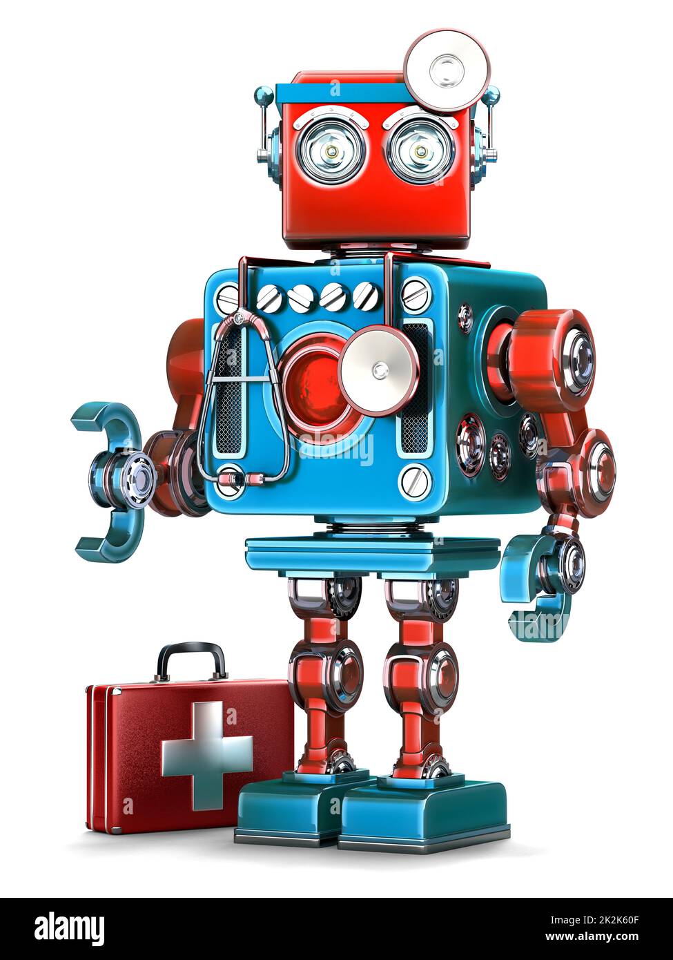 Medic Robot. Technology concept. Isolated. Contains clipping path Stock ...