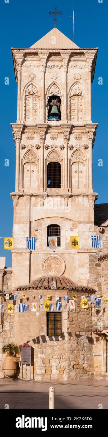Bell tower of Ayious Lazarus Church, Larnaca, Cyprus Stock Photo - Alamy