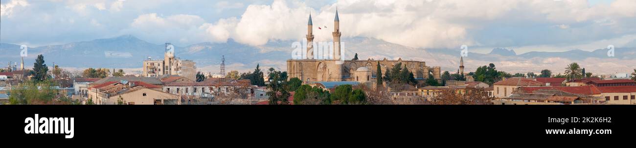 Aerial panorama of northern part of Nicosia. Cyprus Stock Photo - Alamy