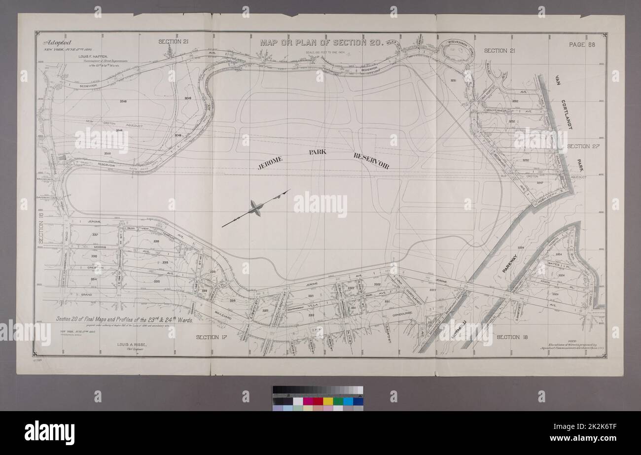 New York (N.Y.). Topographical Bureau. Cartographic, Maps. 1892 - 1895 ...