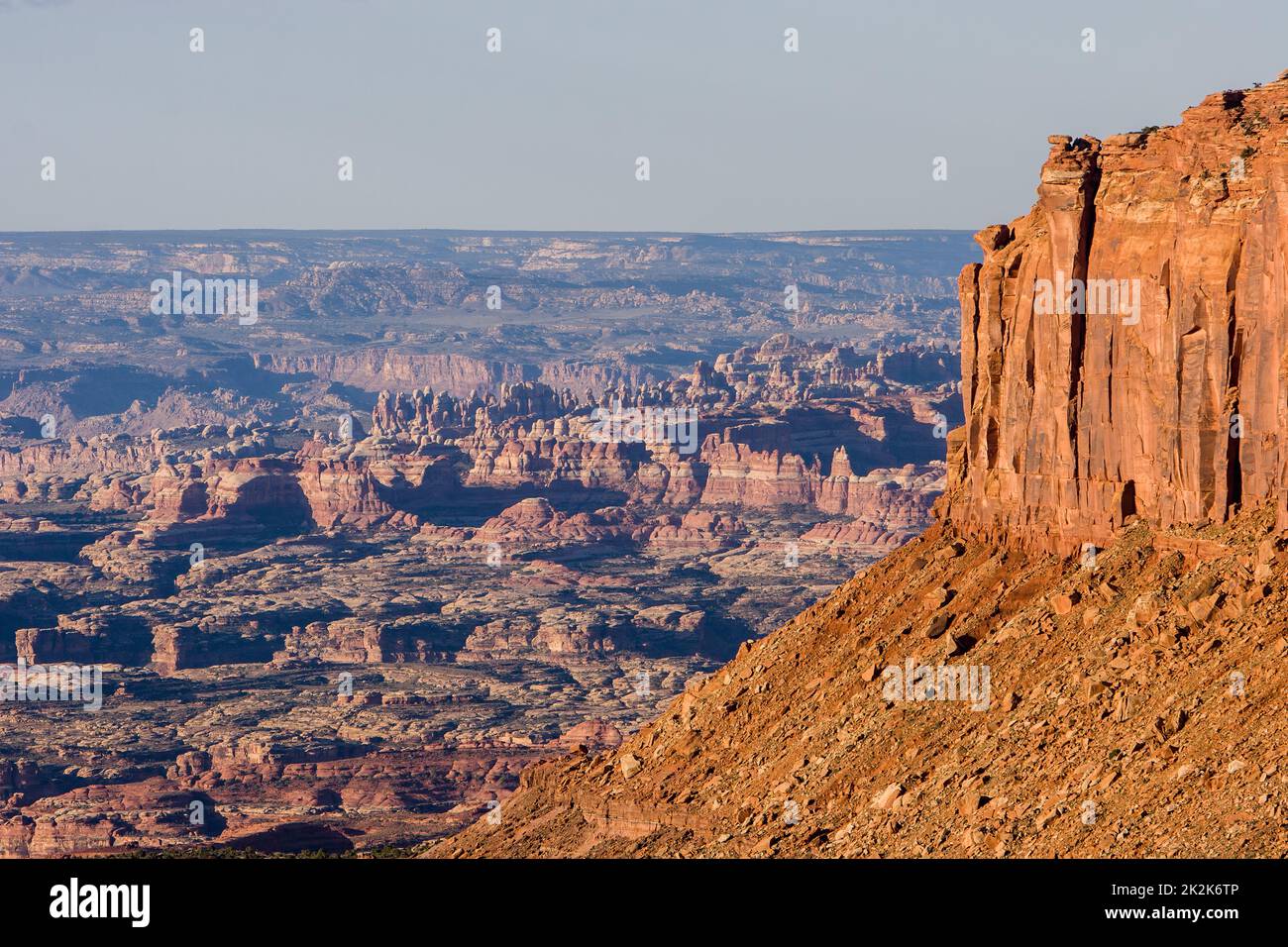 View of Junction Butte & the Doll House in the Maze District from ...