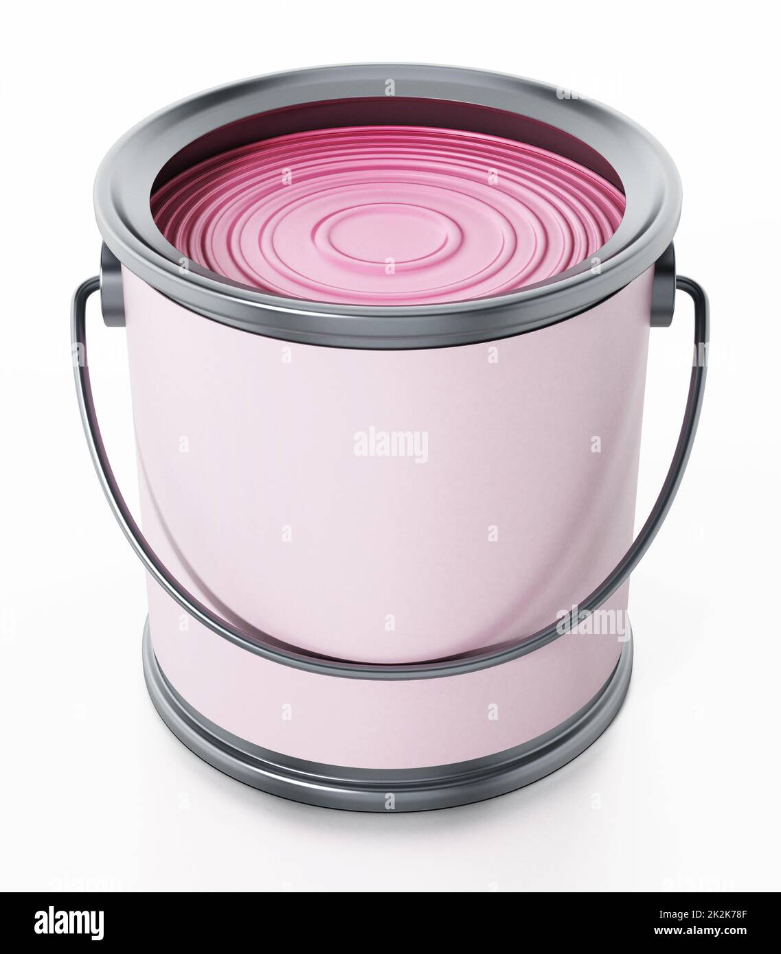 Paint can isolated on white background. 3D illustration Stock Photo - Alamy