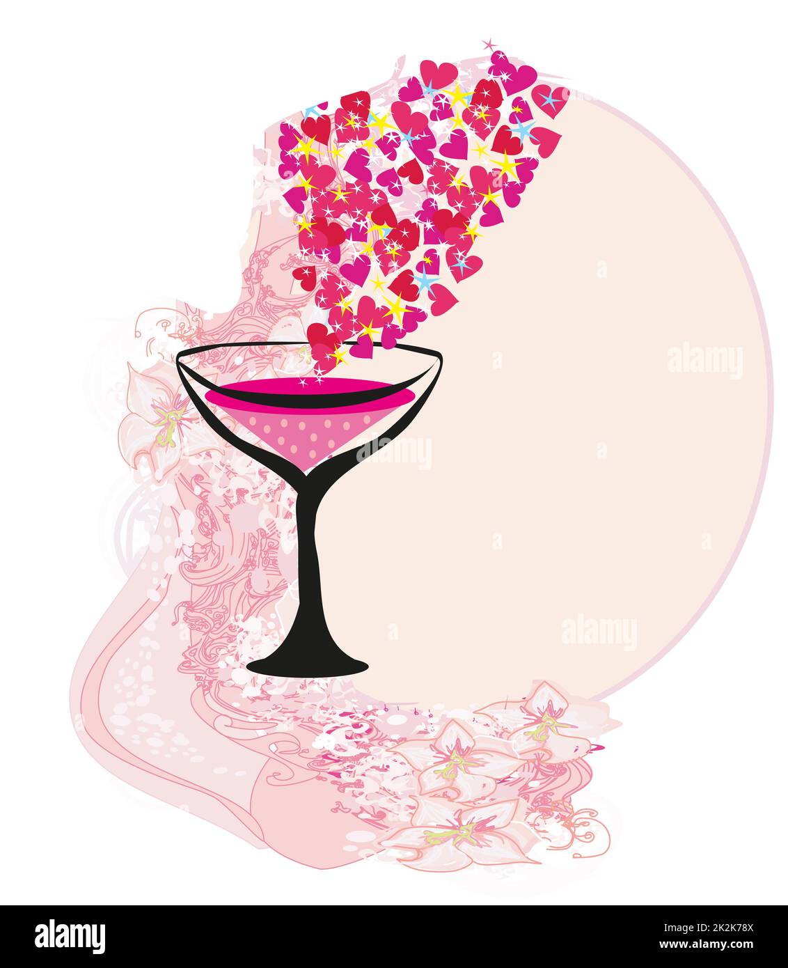 Cocktail party poster Cut Out Stock Images & Pictures - Alamy