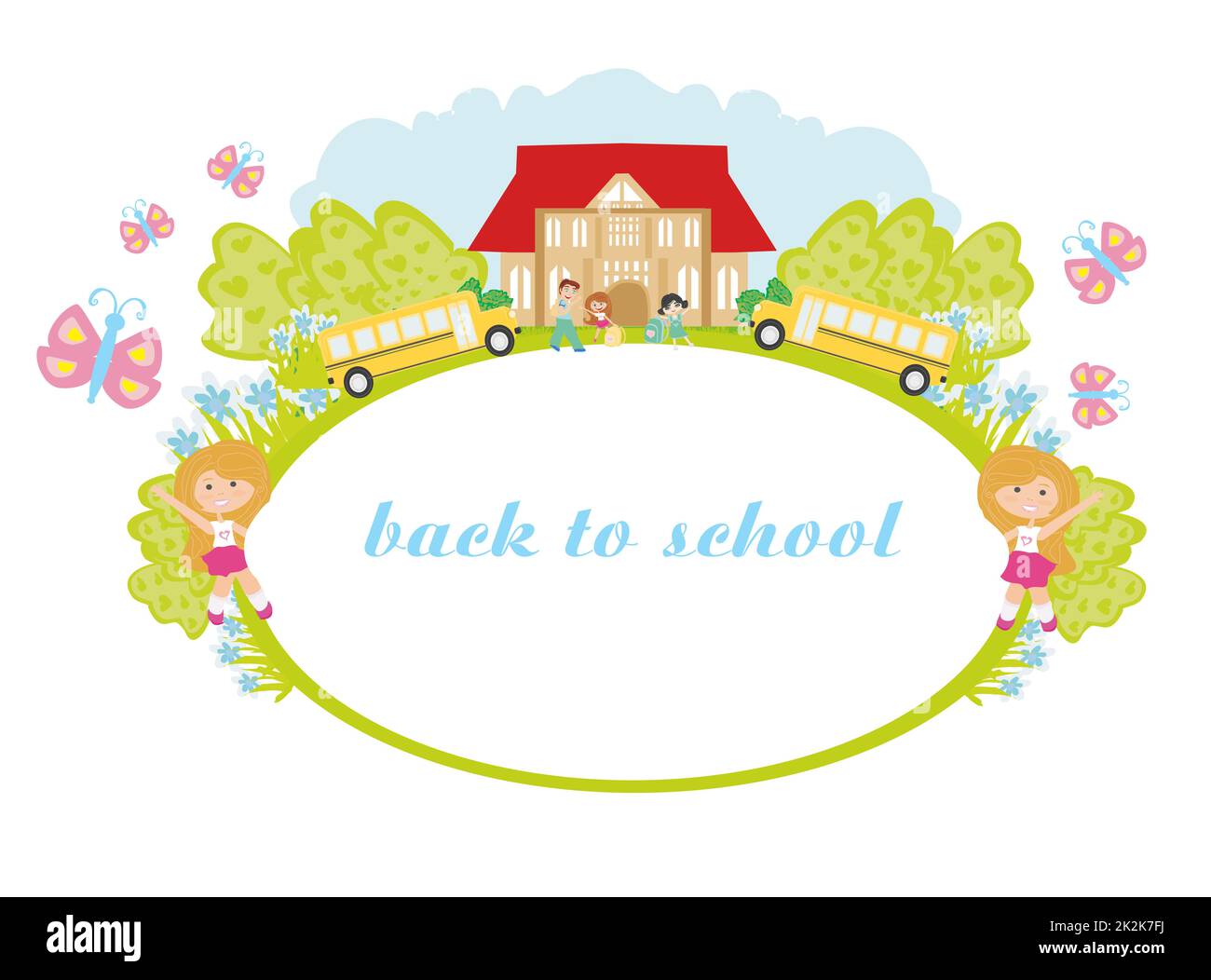 back to school frame Stock Photo - Alamy