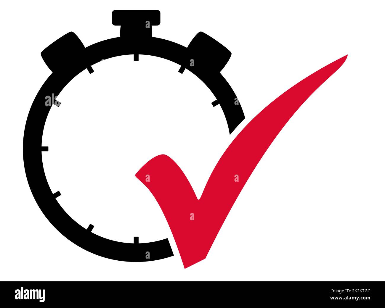 Checkmark clock hi-res stock photography and images - Alamy