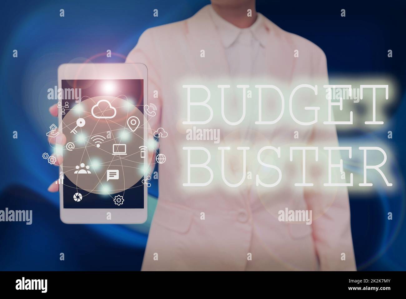 Writing displaying text Budget Buster. Business overview Carefree ...
