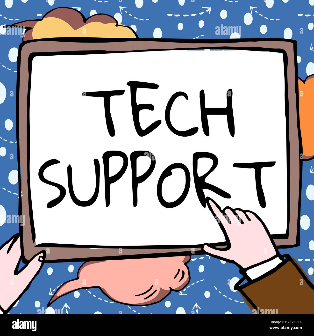 Handwriting text Tech Support. Internet Concept Assisting individuals ...