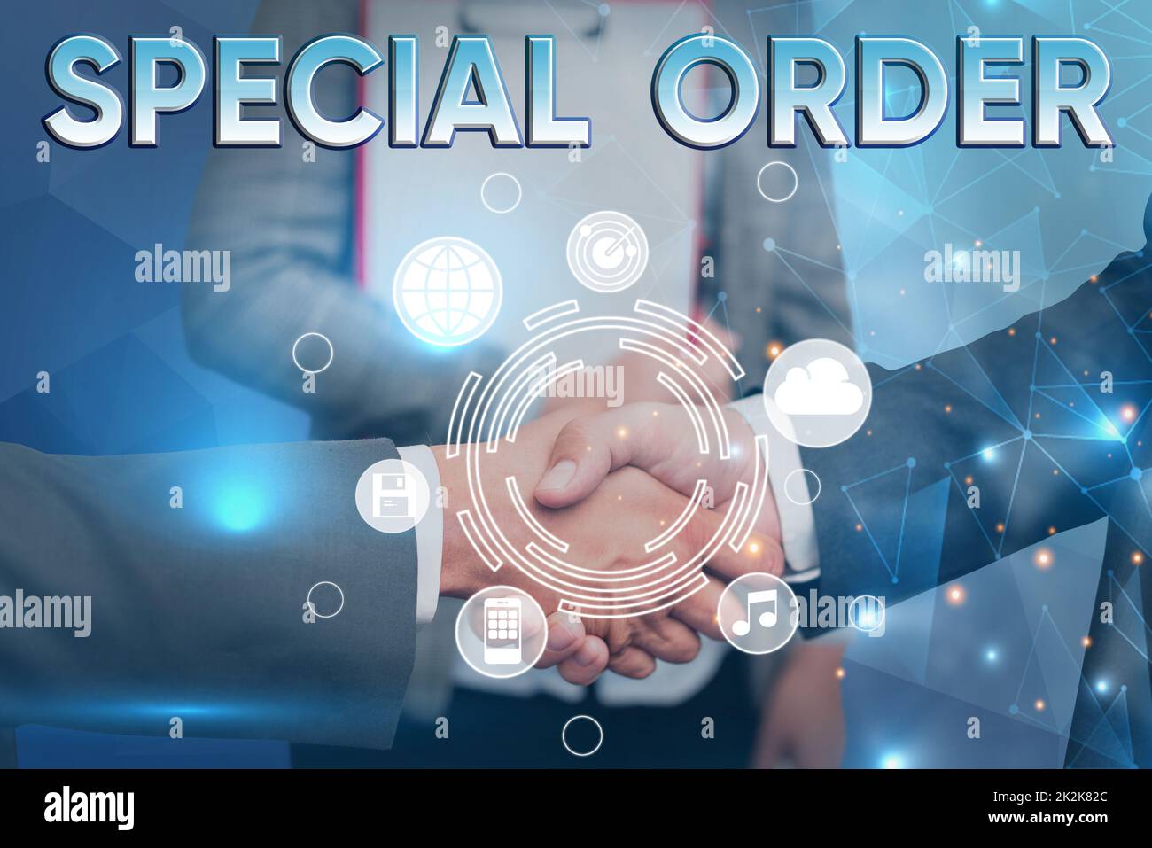 Text showing inspiration Special Order. Conceptual photo Specific Item ...