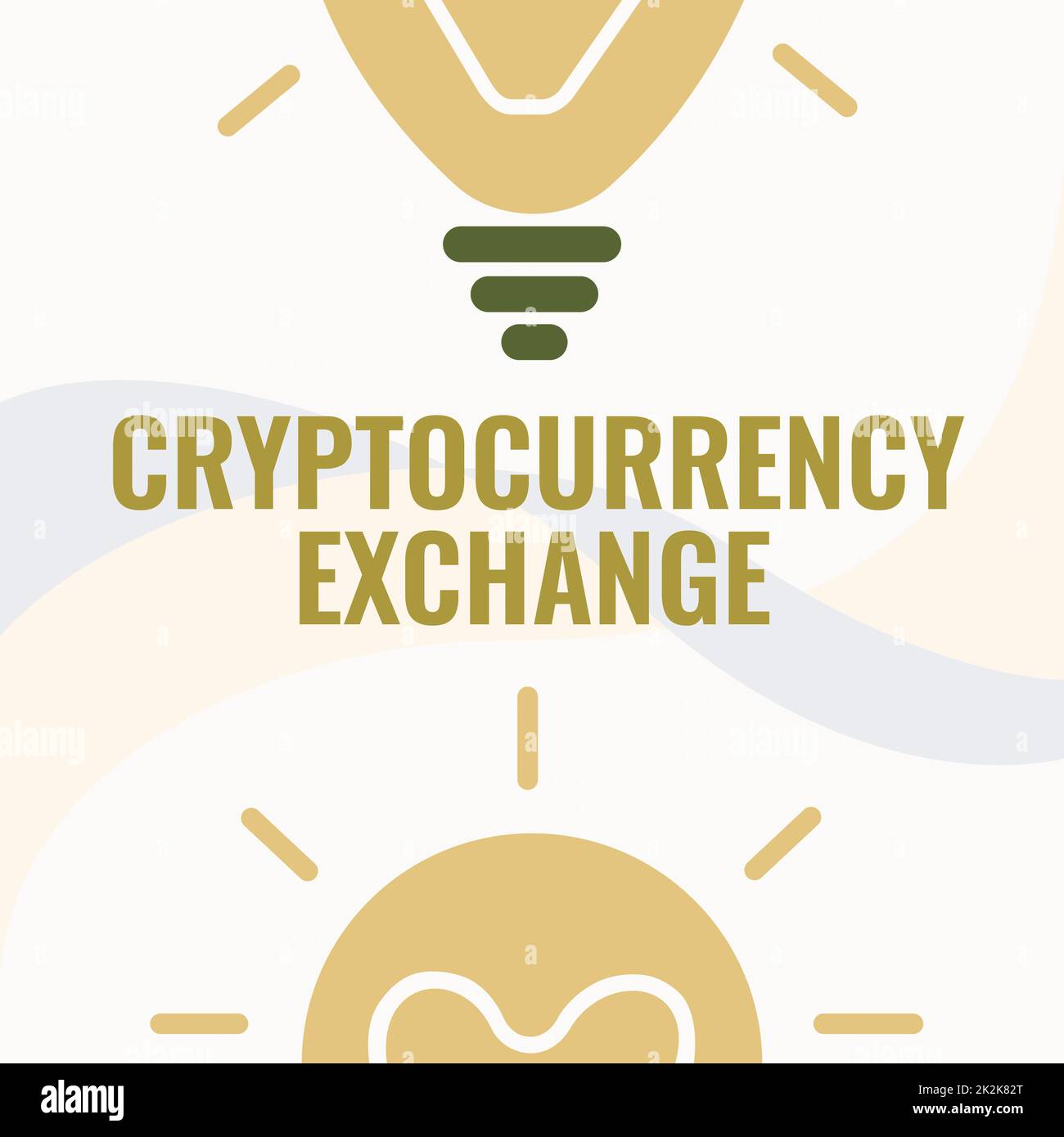 Conceptual caption Crypto Currency Exchange. Concept meaning Trading of ...