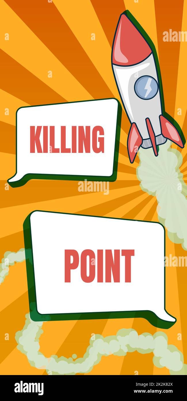 Text showing inspiration Killing Point. Business approach Phase End ... Text showing inspiration Killing Point. Business approach Phase End ...