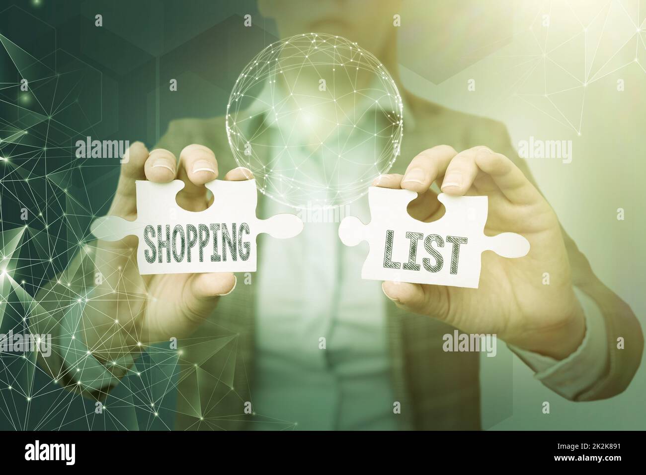 Conceptual display Shopping List. Word for Discipline approach to ...