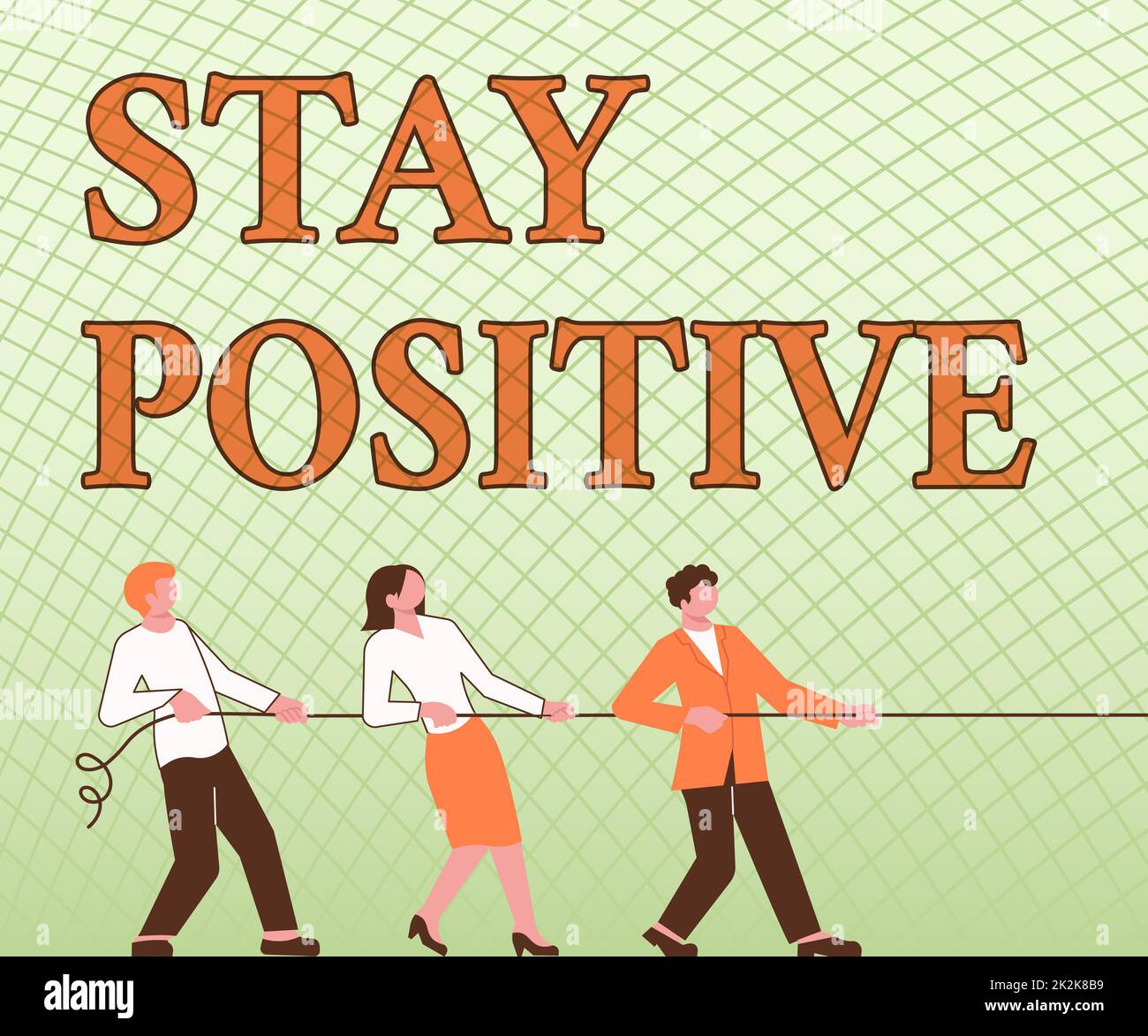 Hand writing sign Stay Positive. Business approach Engage in Uplifting ...