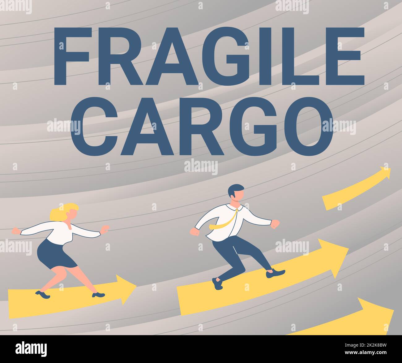 Hand writing sign Fragile Cargo. Business concept Breakable Handle with ...