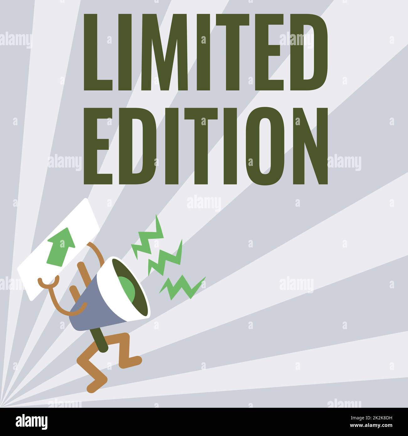 Conceptual display Limited Edition. Business showcase Work of something ...