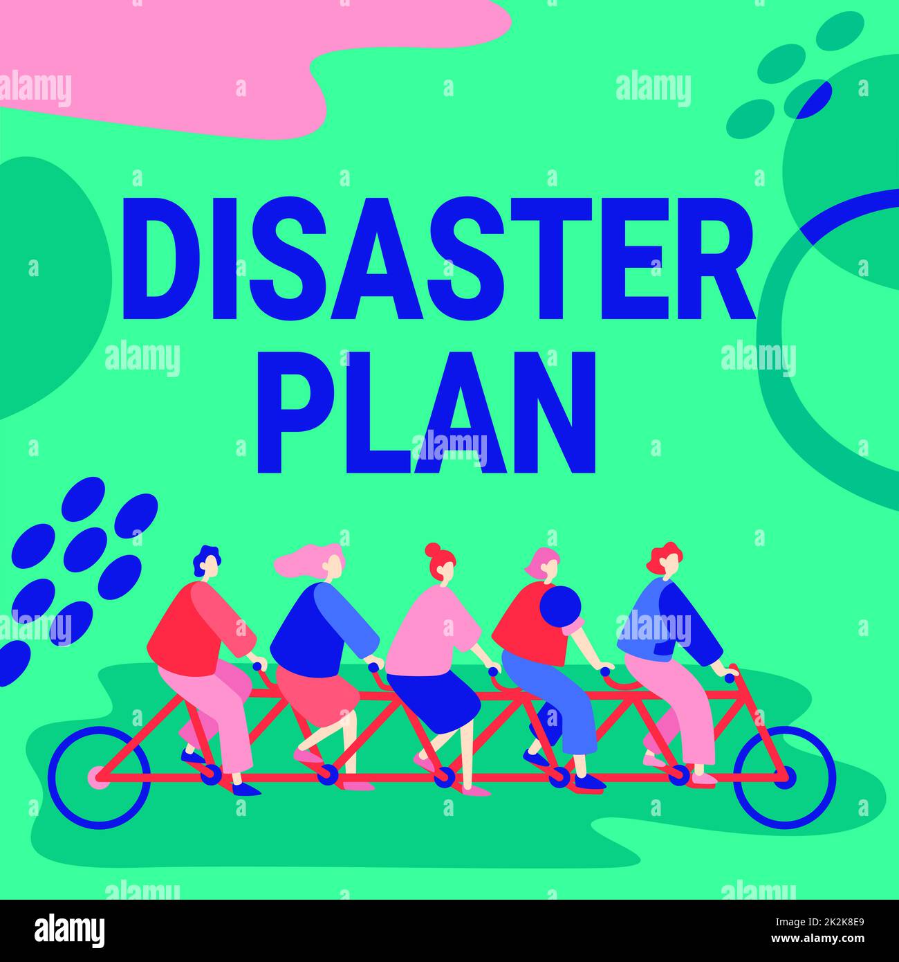 Text sign showing Disaster Plan. Business approach Respond to Emergency ...