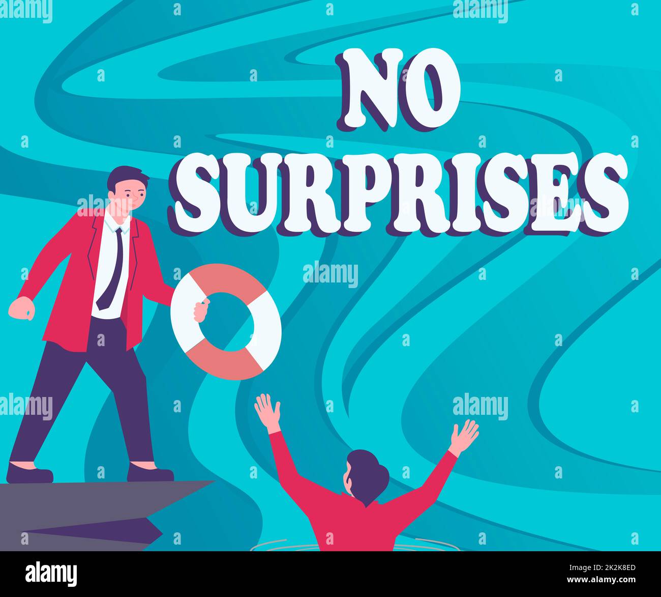 Text showing inspiration No Surprises. Word for Presupposed Eventual ...