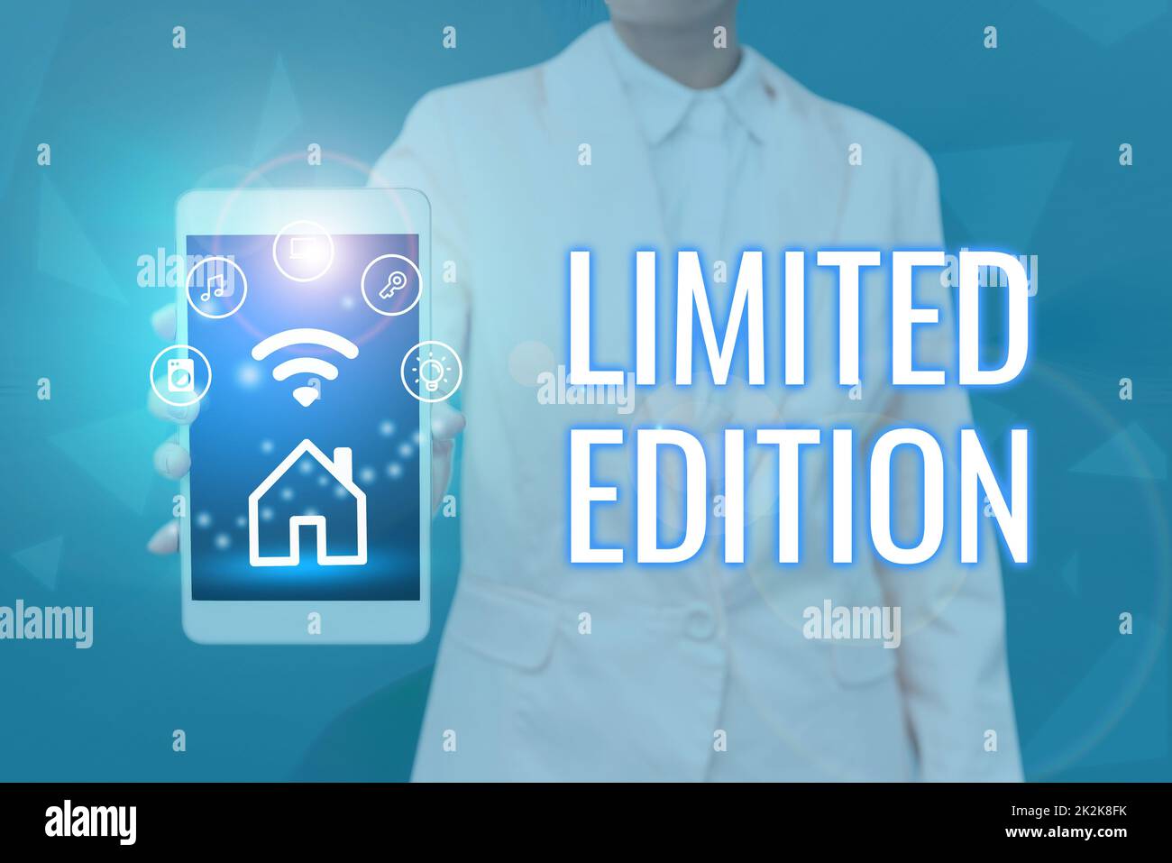 Conceptual caption Limited Edition. Business showcase Work of something ...