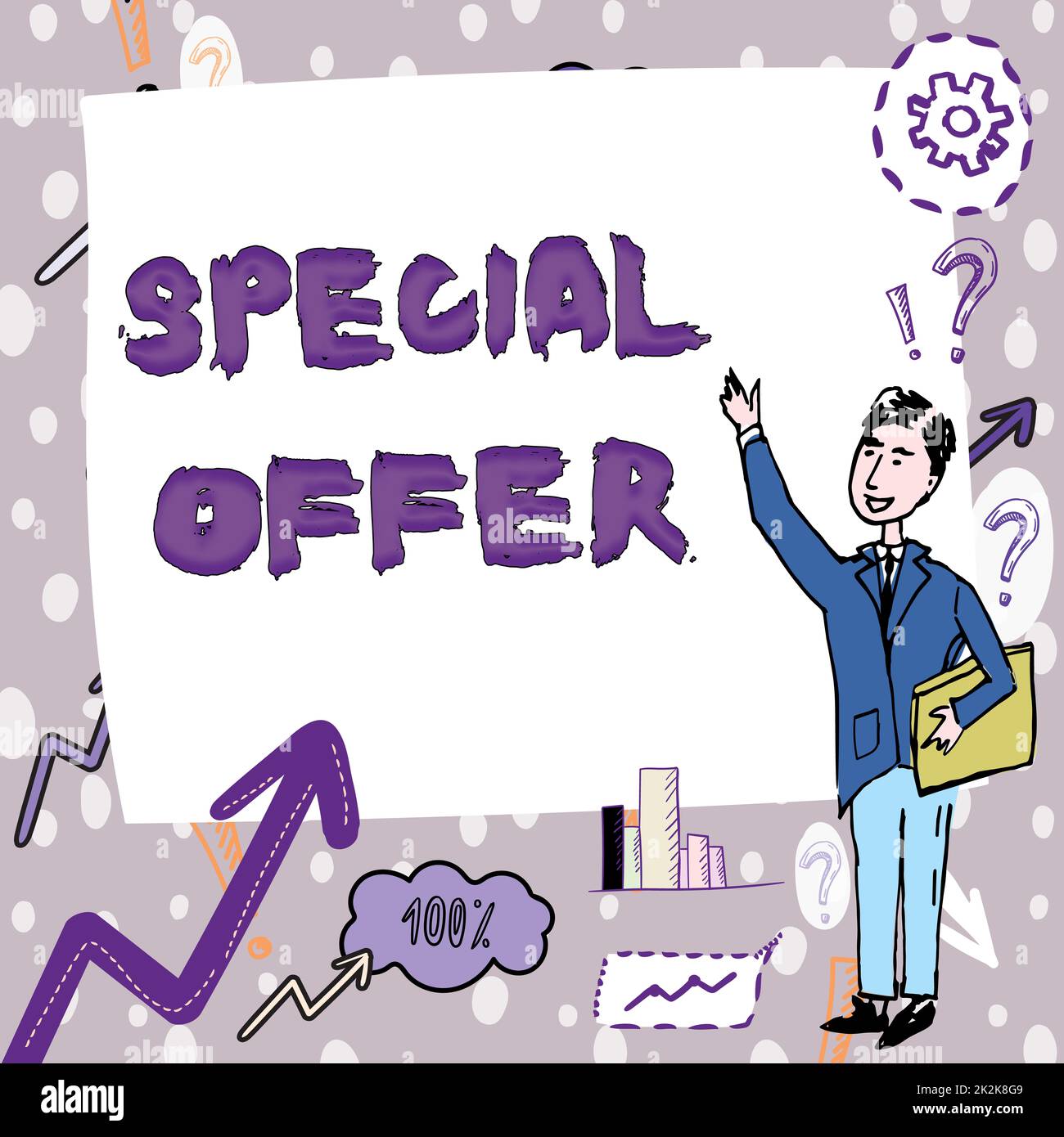 Text caption presenting Special Offer. Internet Concept Selling at a ...