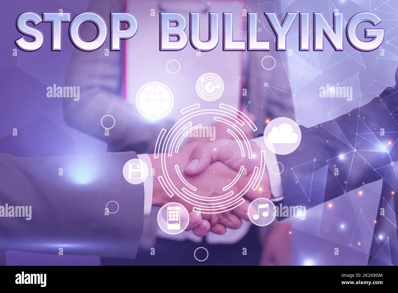Sign displaying Stop Bullying. Concept meaning Fight and Eliminate this ...